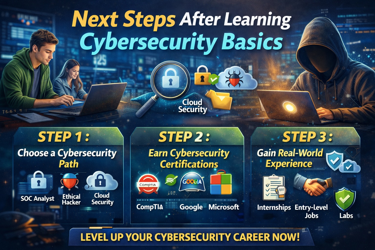 Cybersecurity Career Guide – Next Steps After Basics | Job-Ready Roadmap